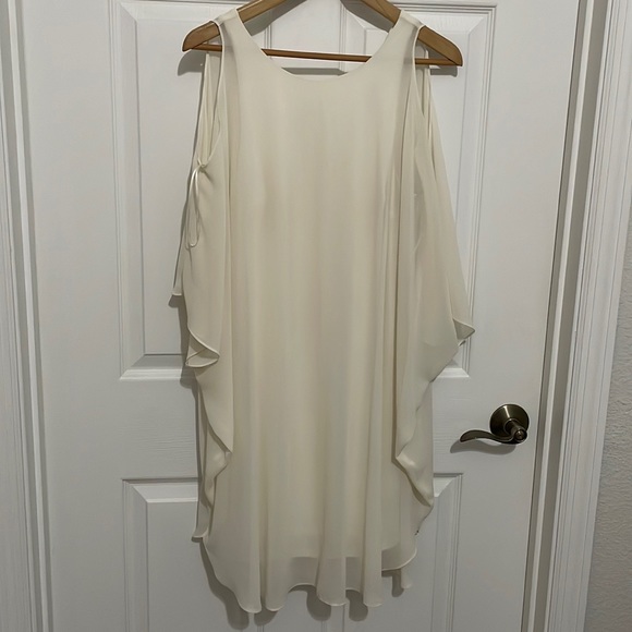 Halston Heritage | Dresses | Halston Womens Drape Cocktail Dress In ...